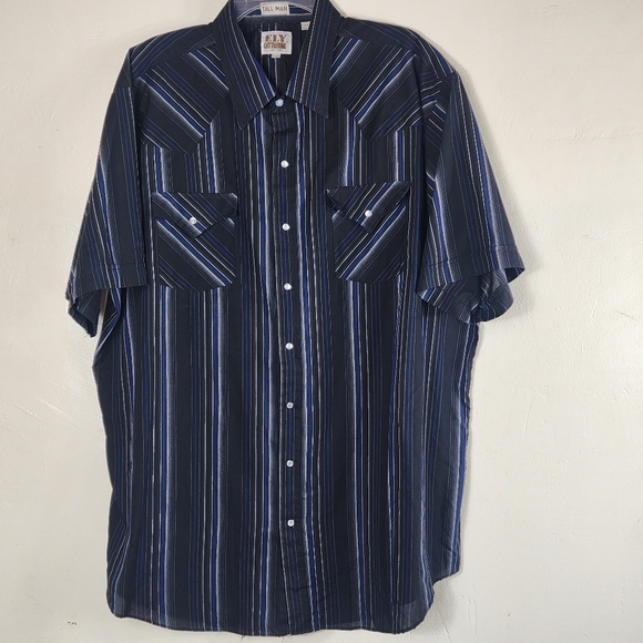 Ely Cattleman | Shirts | Ely Cattleman Mens 2xlt Tall Man Pearl Snap ...